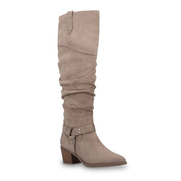 Indigo | Shoes | Indigo Rd Taupe 85 Medium Zayden Faux Suede Tall ...